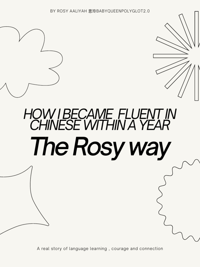 Fluent in Chinese: My Journey | PDF | Tone (Linguistics) | Mandarin Chinese
