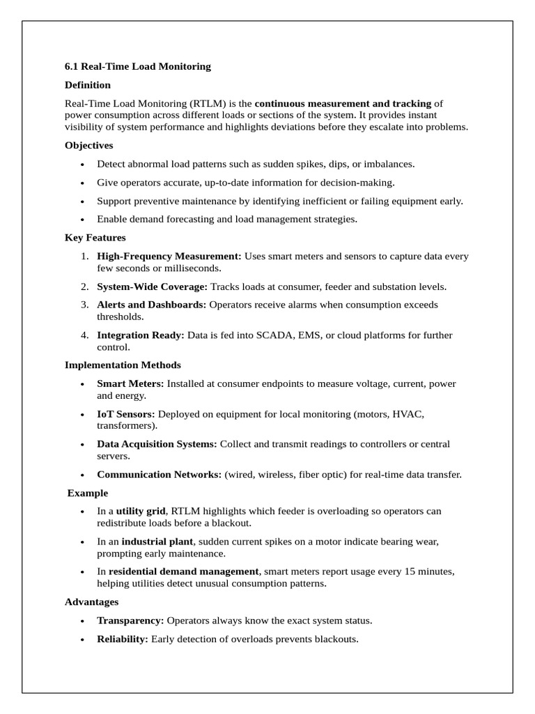 Real-Time Electrical Load Management | PDF | Electrical Grid | Scada