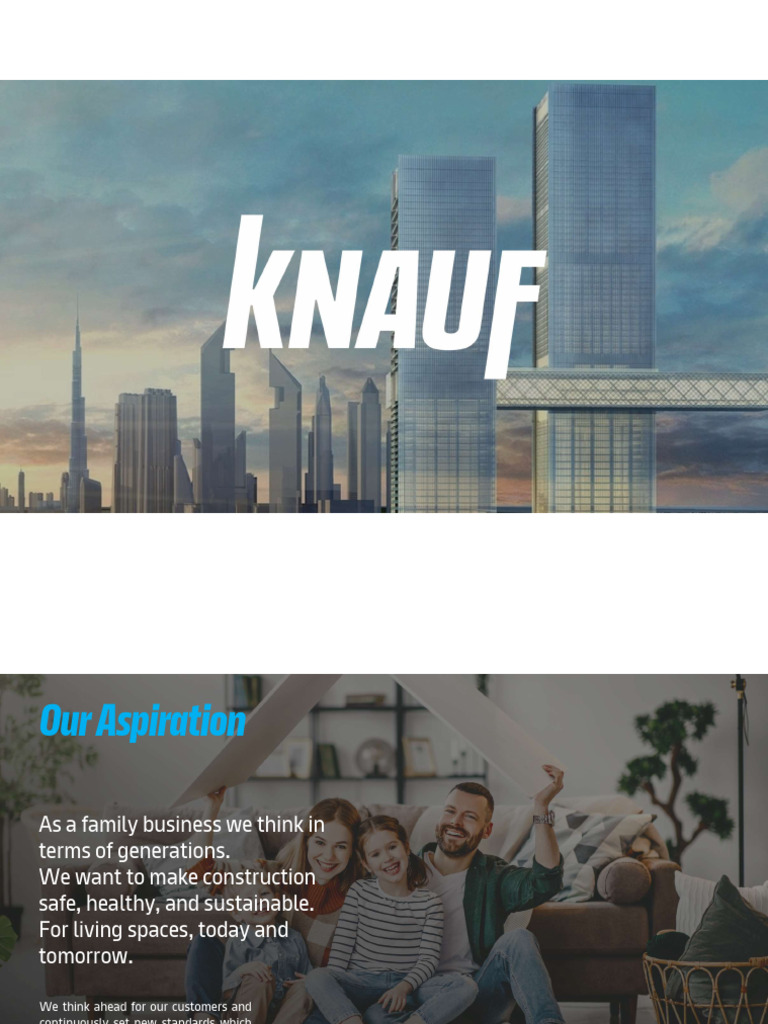 Knauf Company Profile Overview | PDF | Drywall | Economies