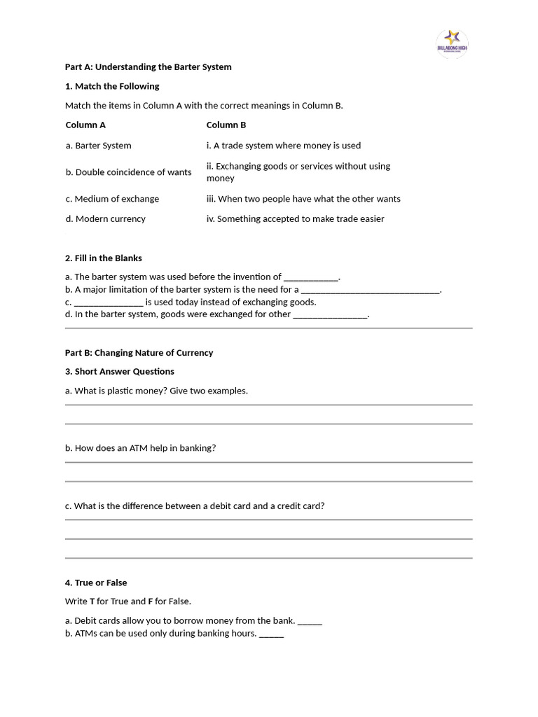 7 Ig Eco Barter System 1 | PDF | Money | Credit Card