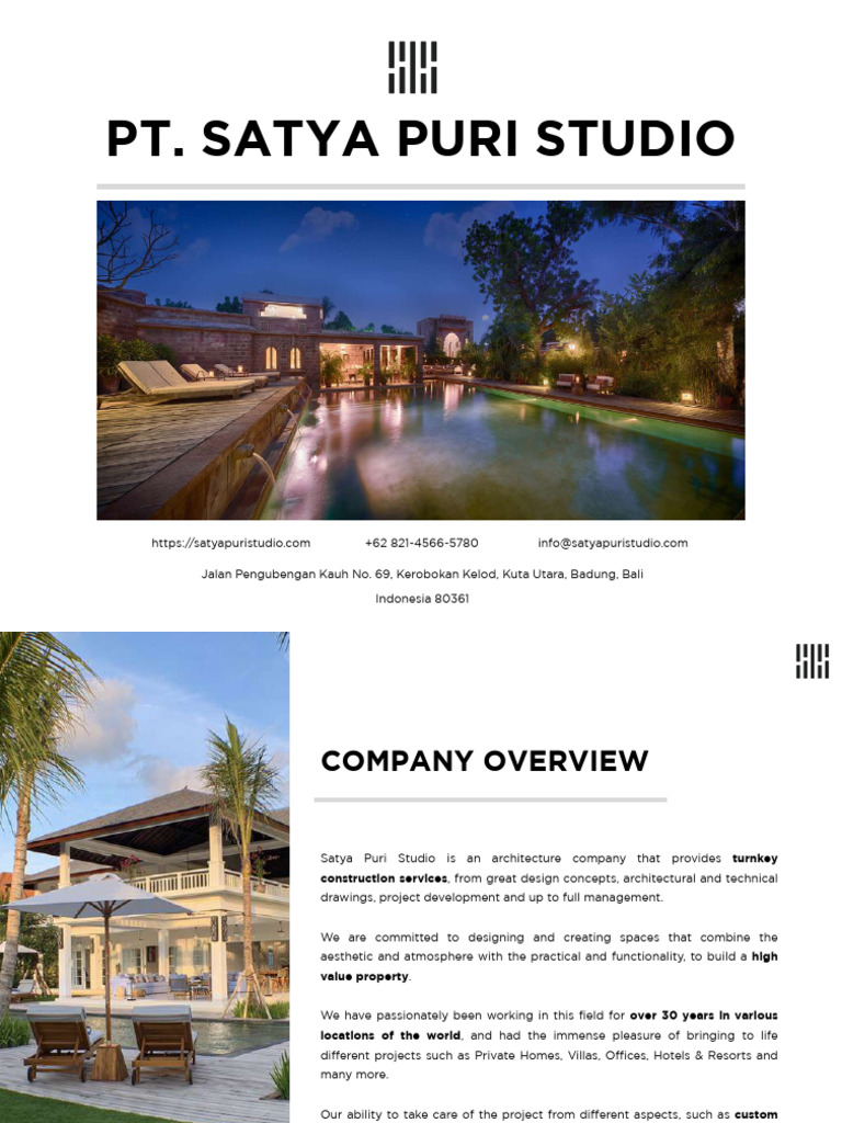 Satya Puri Studio: Architecture & Design | PDF | Bali