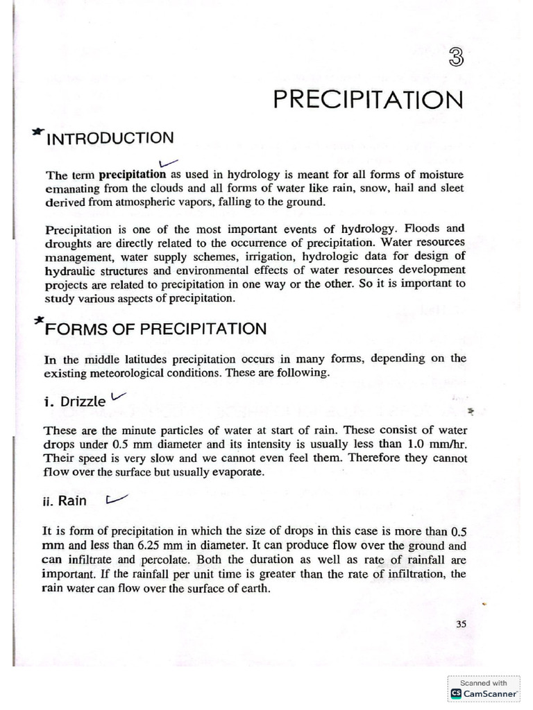 Precipitation and Loss | PDF