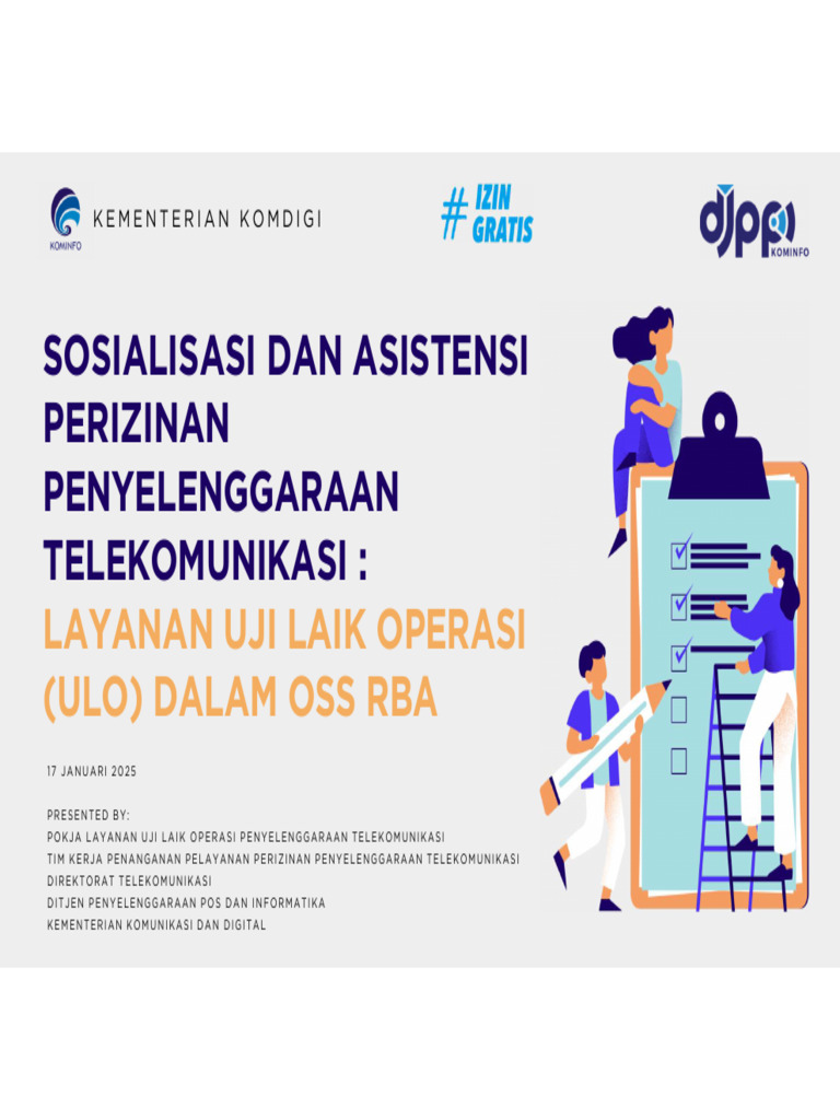Uji Laik Operasi Telekomunikasi OSS RBA | PDF
