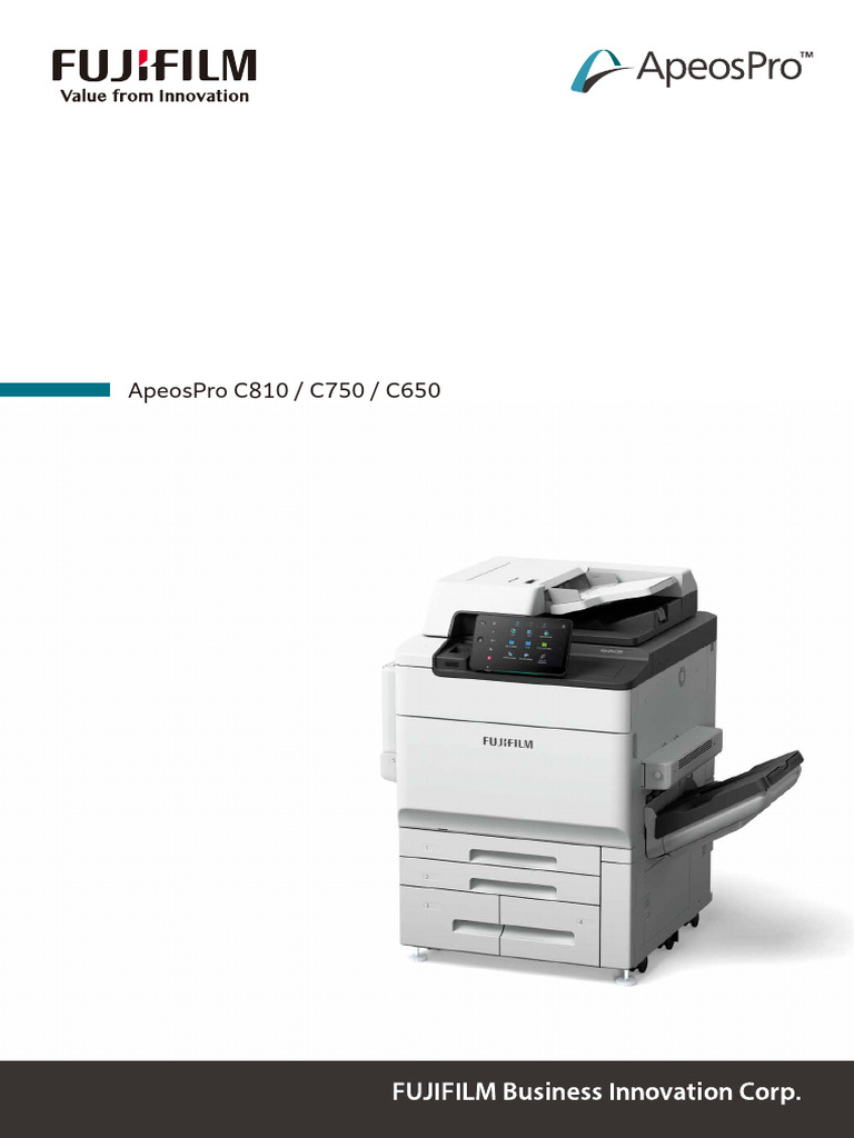 ApeosPro C650: Features & Benefits | PDF | Image Scanner | Paper