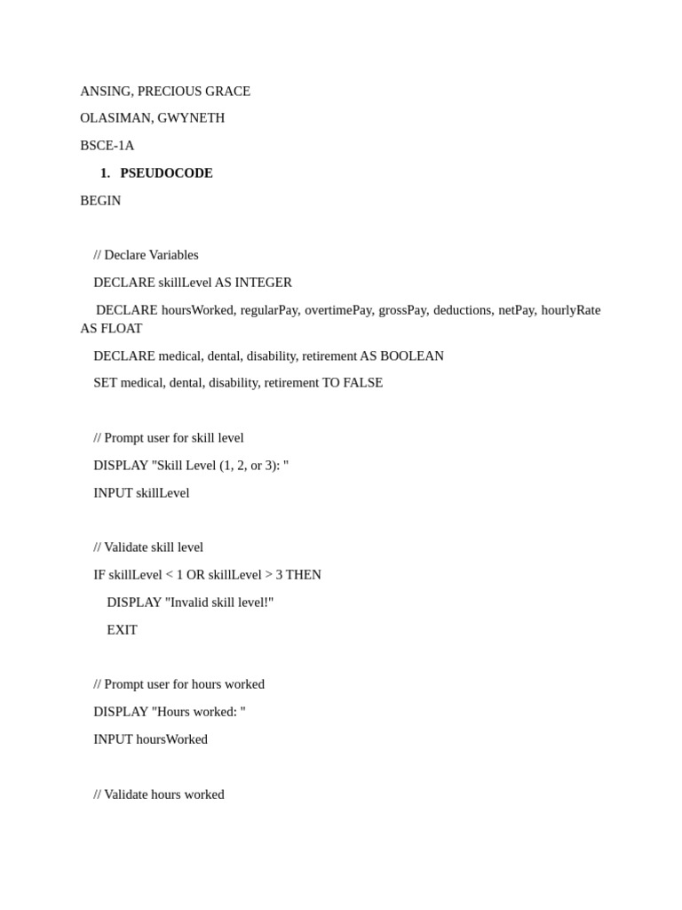 Bes 120 Laboratory Exam | PDF | Payroll | Computing