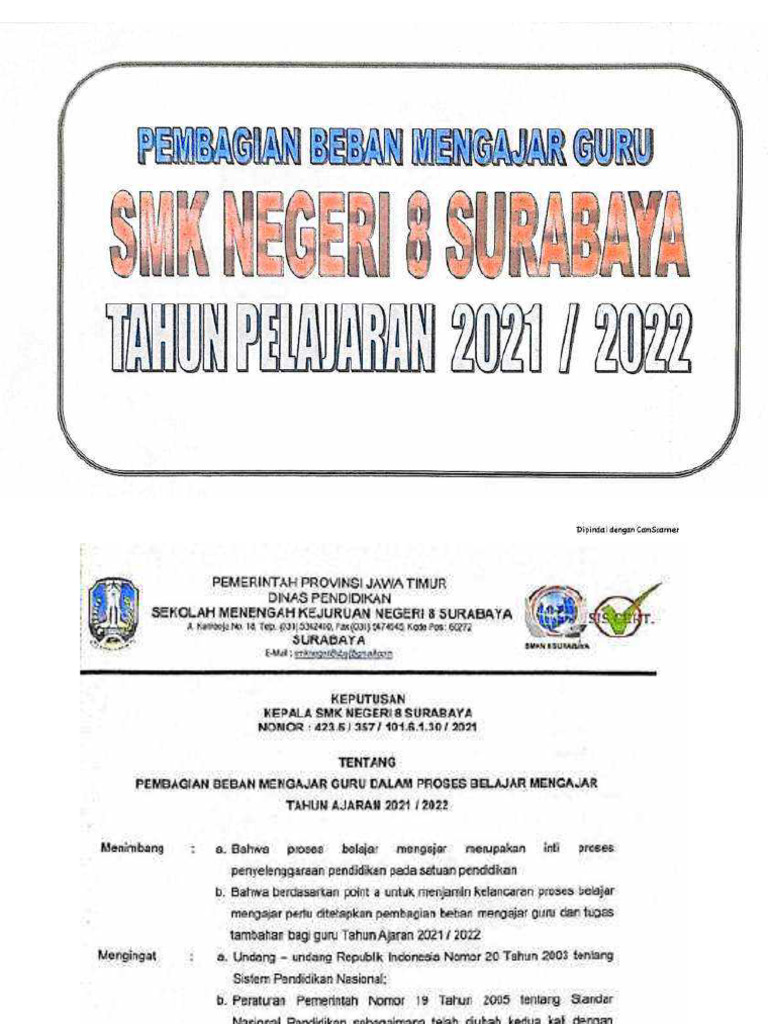 Salinan SK PBM 2021-2022 (1) Compressed Compressed Compressed Compressed-Dikompresi | PDF