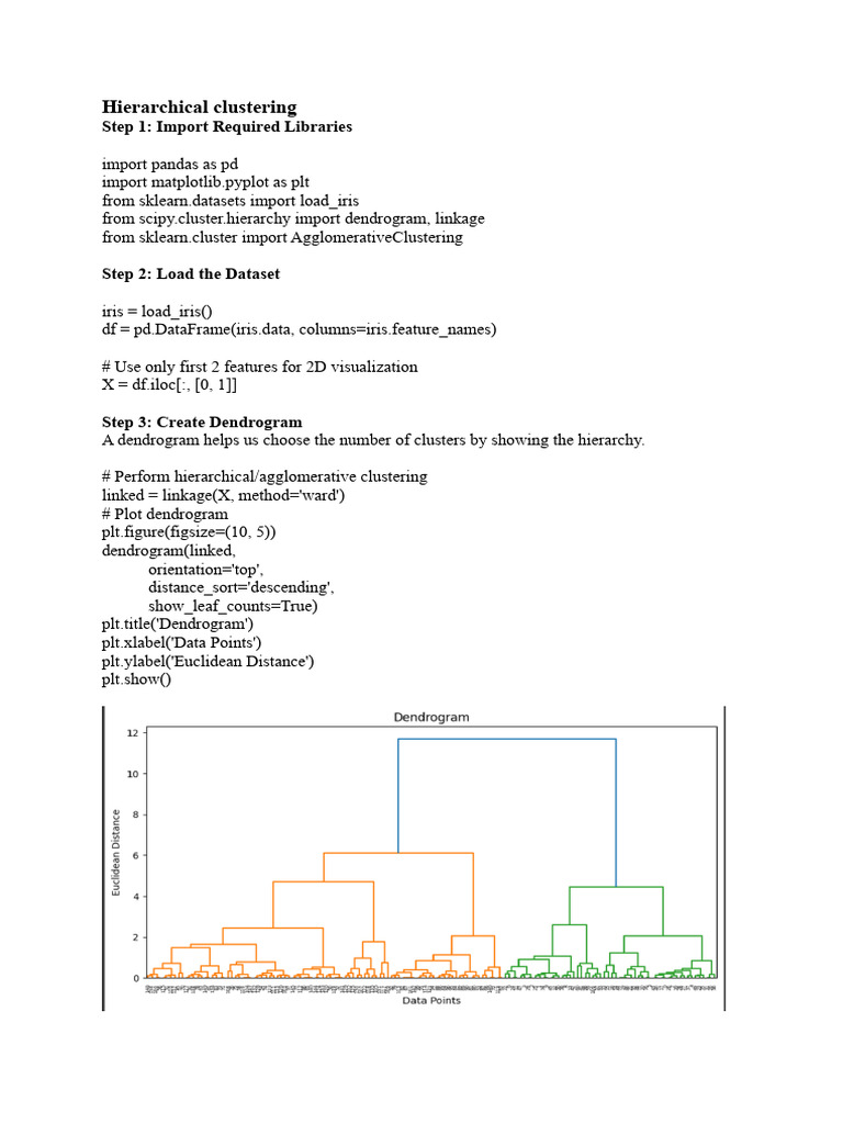 Hierarchical Clustering | PDF