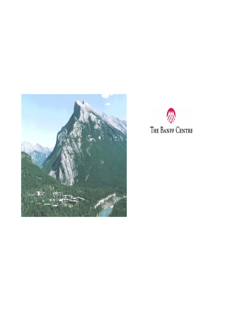Banff Centre ARP 2005 | PDF | Traffic | Intersection (Road)