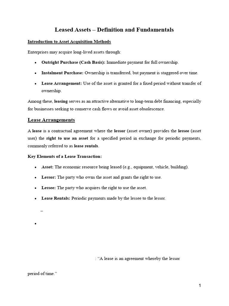 Understanding Lease Agreements and AS 19 | PDF | Lease | Income Statement