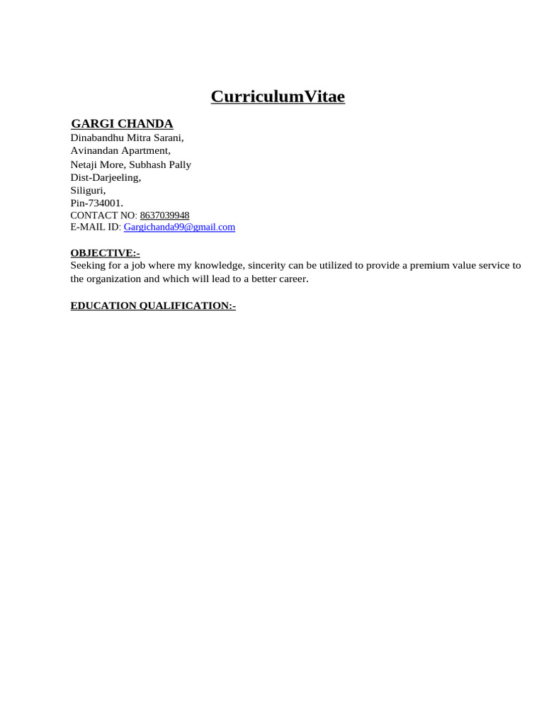 Resume GC | PDF