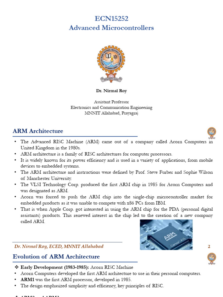 Emailing Advanced Microcontrollers - 1 | PDF | Random Access Memory | Microcontroller