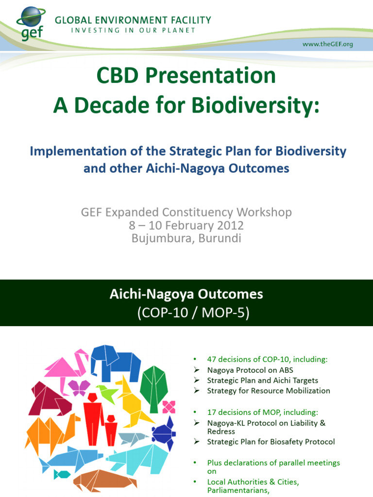 4 CBD Report Biodiversity Conservation Protocols | PDF | Biodiversity ...