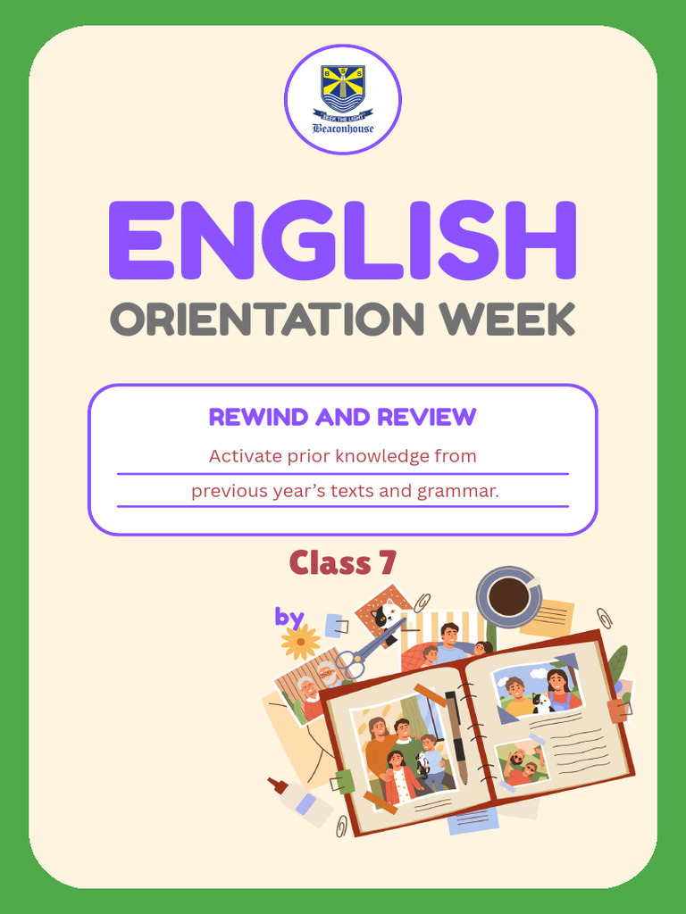 C7 - English - Orientation Week | PDF