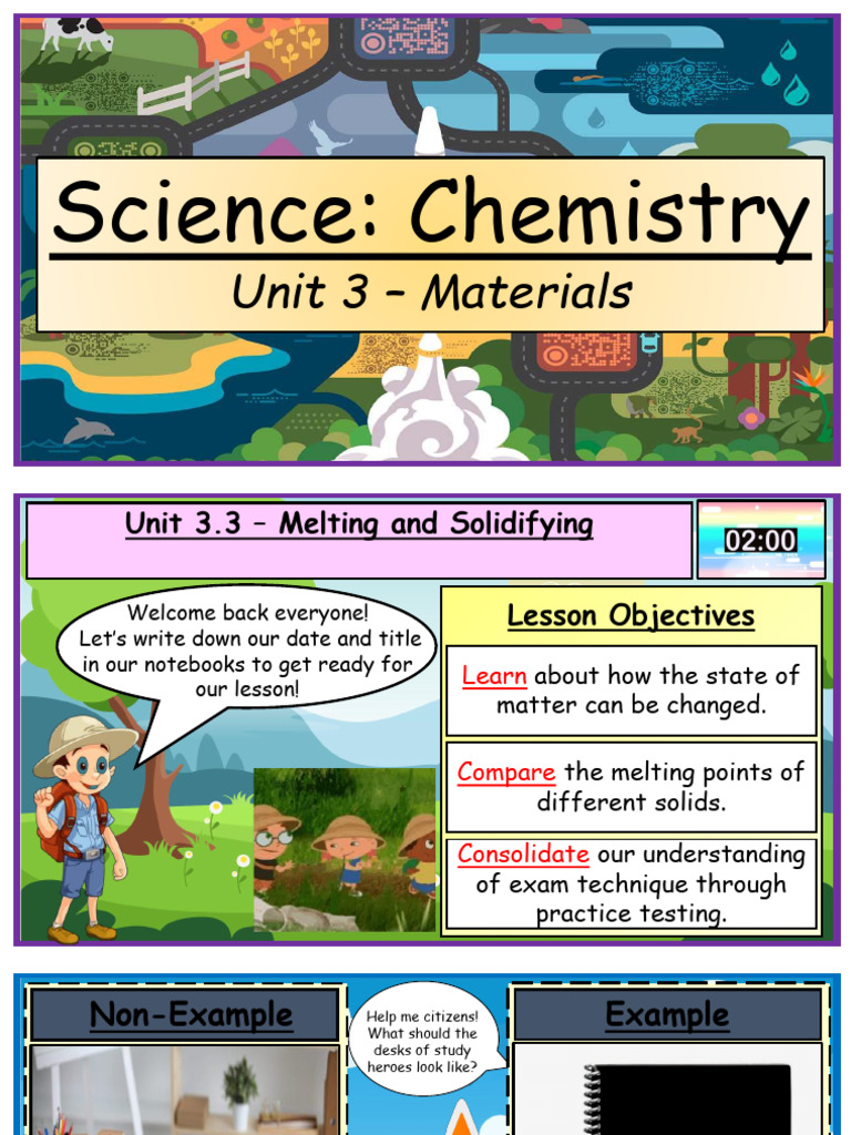 G3 3.3 Melting and Solidifying | PDF | Melting | Classroom