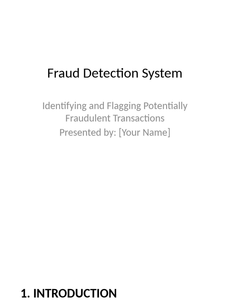 Rich Fraud Detection XGBoost Presentation | PDF | Machine Learning | Accuracy And Precision