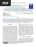 Understanding Researcher Positionality | PDF | Epistemology | Career ...
