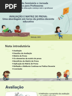 Modelo Da Matriz Da Prova | PDF