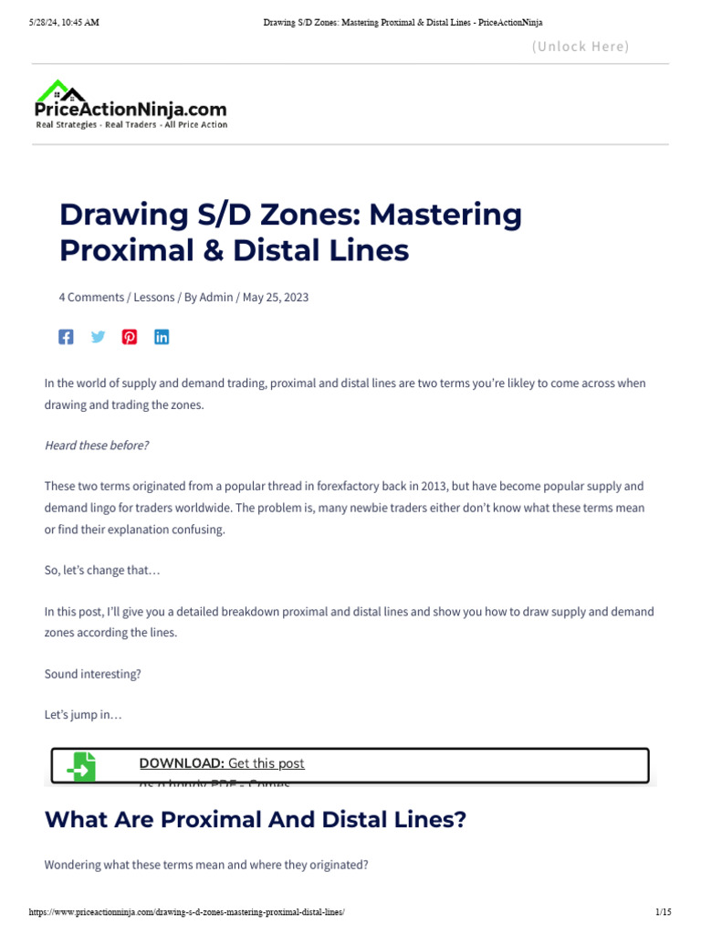 Mastering Proximal & Distal Lines | PDF | Market Trend