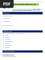 Environmental Incident Report Form | PDF