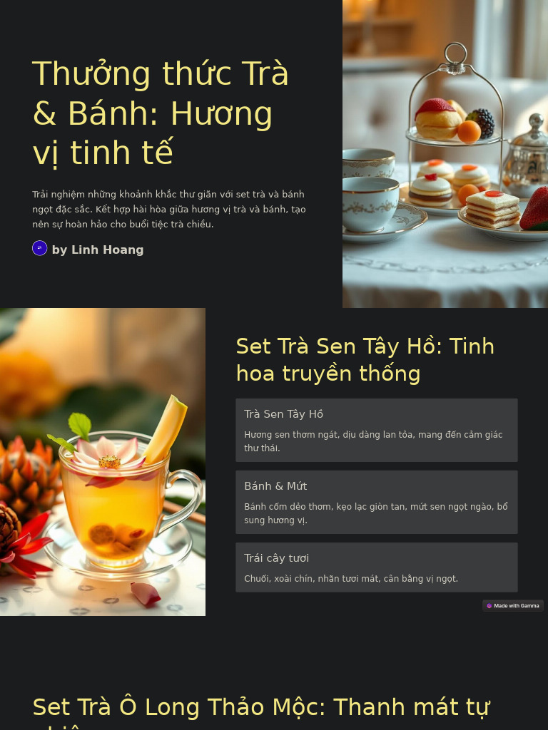 Thuong Thuc Tra and Banh Huong Vi Tinh Te | PDF