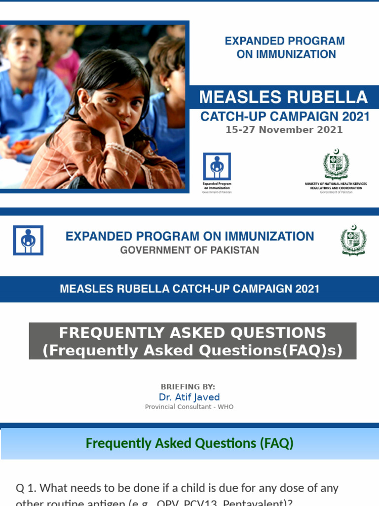10 - Frequently Asked Questions | PDF | Measles | Vaccines