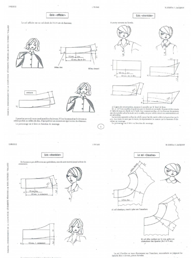 5 Cols Officiers Chemisiers Construction p1 | PDF