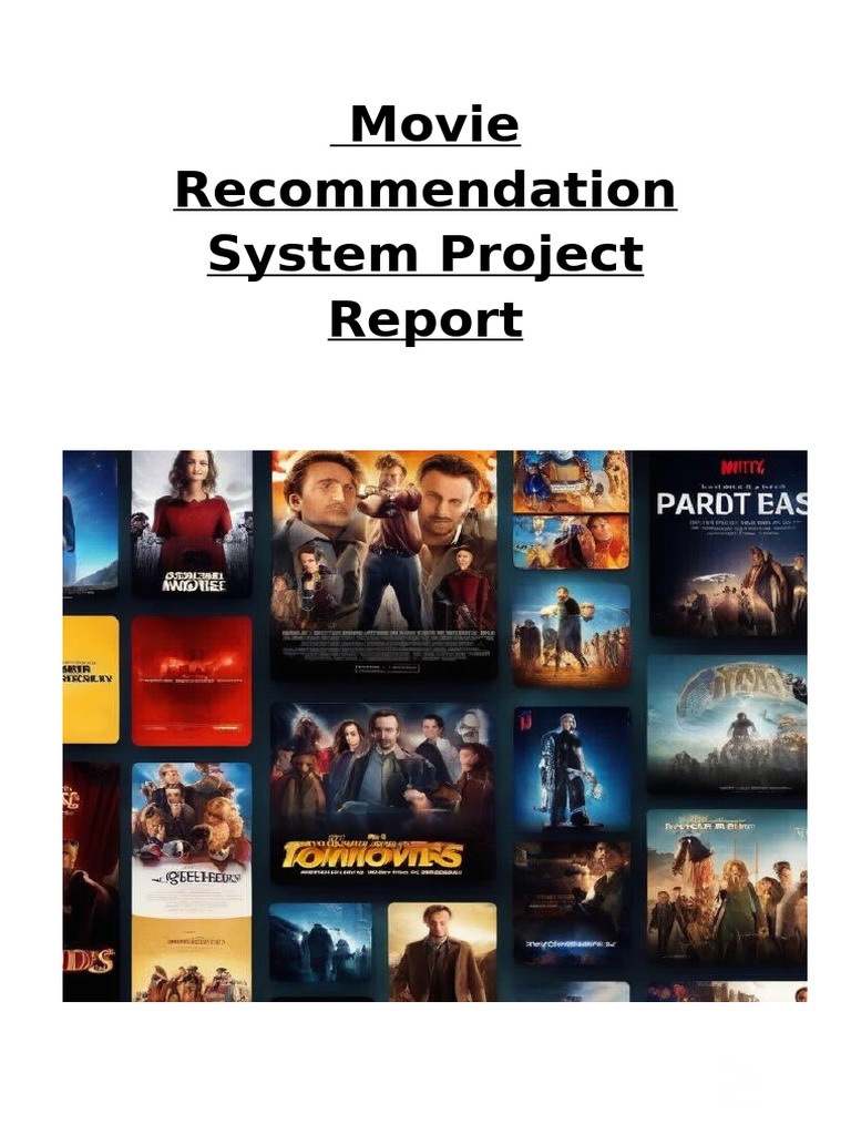 Movie Recommendation System Project Report | PDF | Computing ...