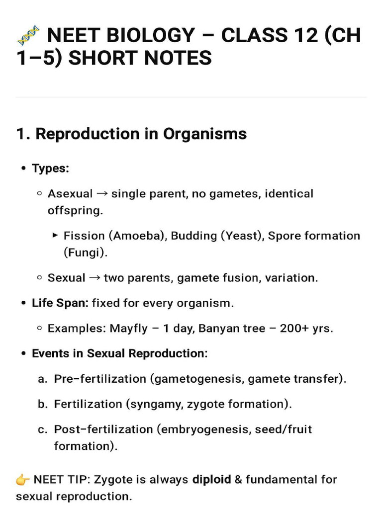 Notes Class 12th 1st Lesson | PDF