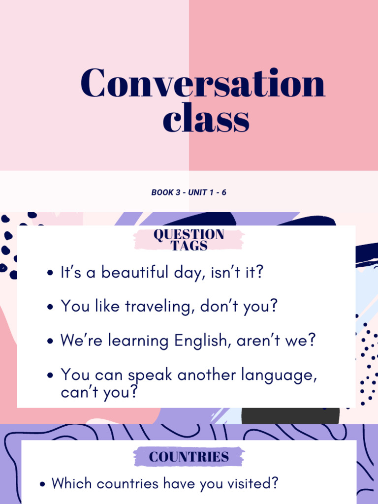 Class 3 Conversation Book PDF | PDF