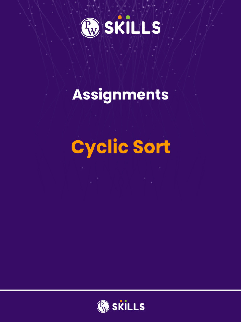 Cyclic Sort | PDF