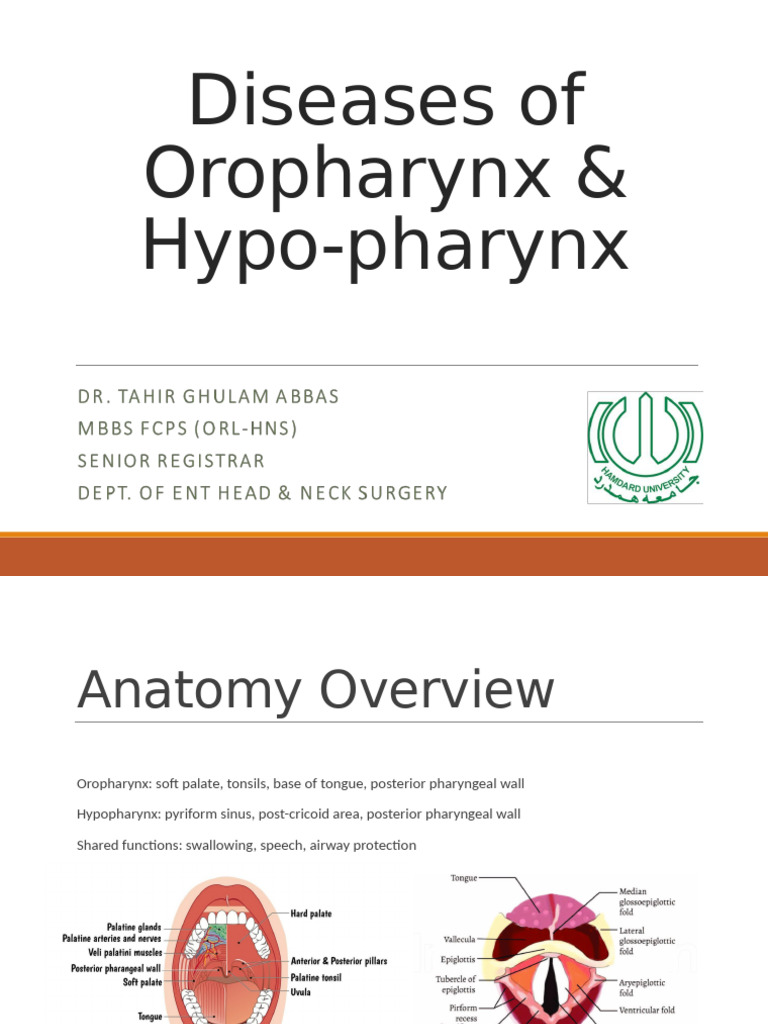 Diseases of Oropharynx Hypopharynx | PDF