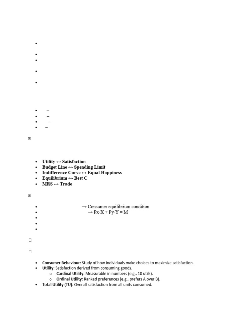 Theory of Consumer Behavior Explained | PDF | Utility | Consumers
