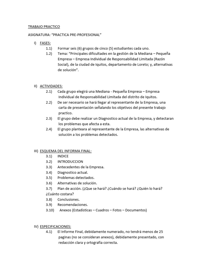 Ruta de Practica Preprofesional 2025 | PDF