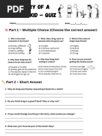 Diary of a Wimpy Kid Quiz Answers | PDF