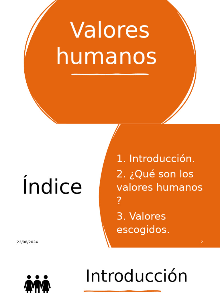 Valores Humanos: Definición y Ejemplos | PDF