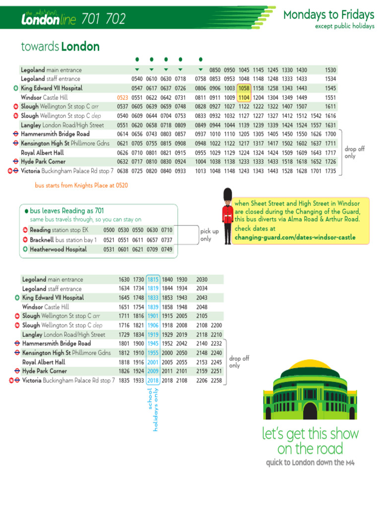 702 Bus Timetable to Legoland | PDF