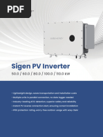 Datasheet - SigenStack BAT 12.0 & SigenStack BC | PDF | Energy ...