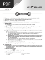 Life Processes Class 10th | PDF