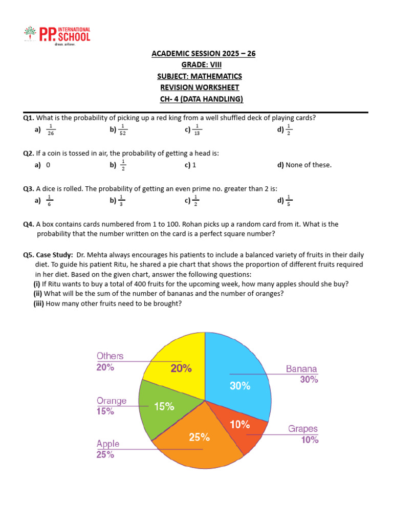 Worksheet (CH - 4) | PDF