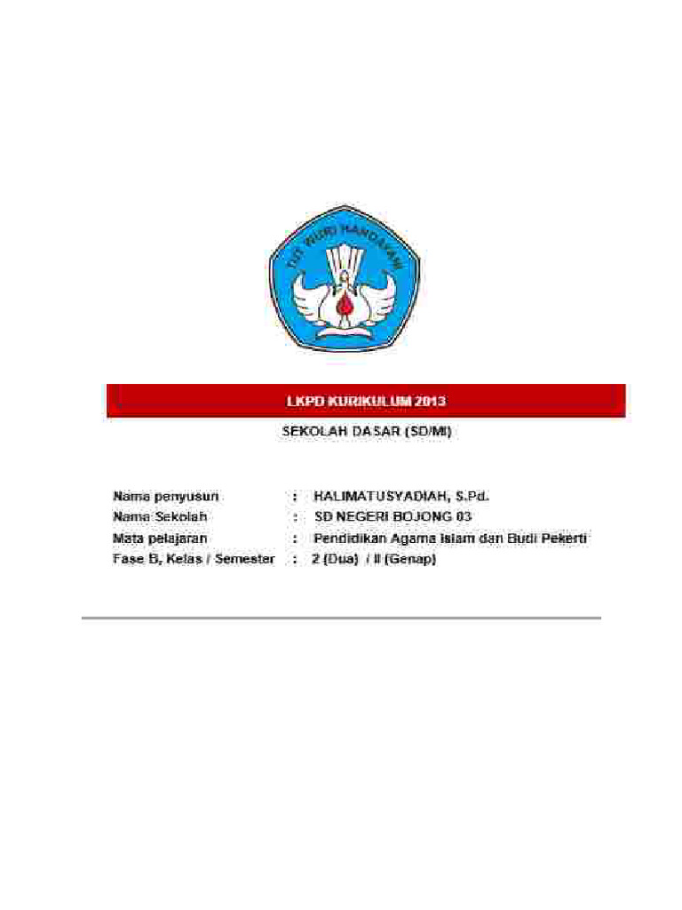 LKPD PAI Kelas 2 Semester 2 2025 | PDF