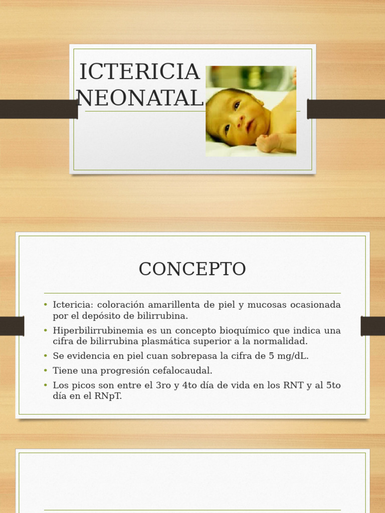 Ictericia Neonatal: Diagnóstico y Tratamiento | PDF | Medicina CLINICA ...