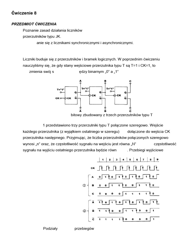 Ćw.5 UKŁ ELN - Liczniki 2025 | PDF