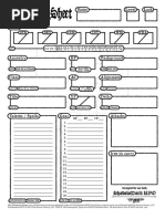 ShadowDark Character Sheet Fillable-1 | PDF