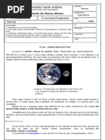 Exercícios sobre a Lua | PDF