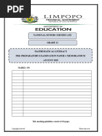 2025 Maths Lit GRD 12 Term 2 Assignment Memo | PDF