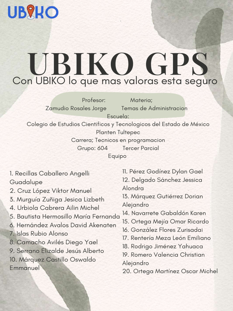 Este Es El BuenoZamudio Ubiko | PDF | Business | Aplicación movil