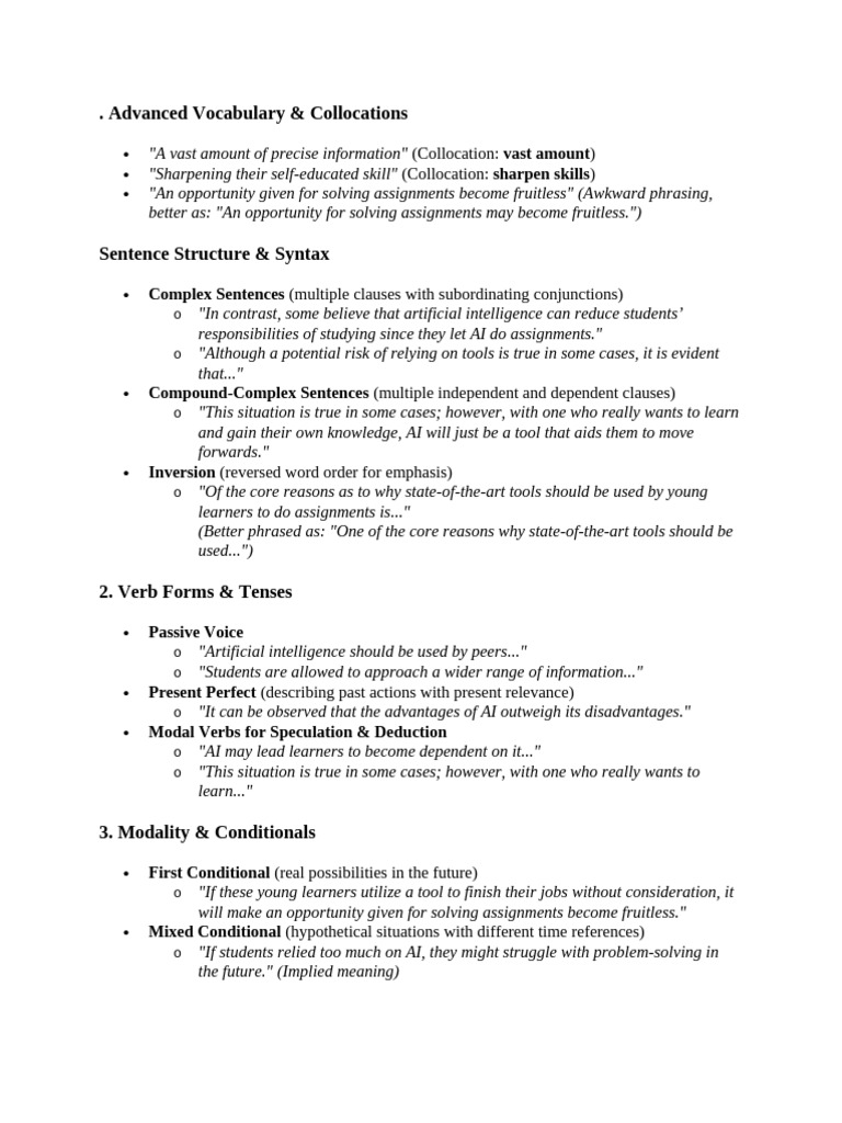 Advanced Vocabulary From Hill Kenya Wri | PDF | Artificial Intelligence ...