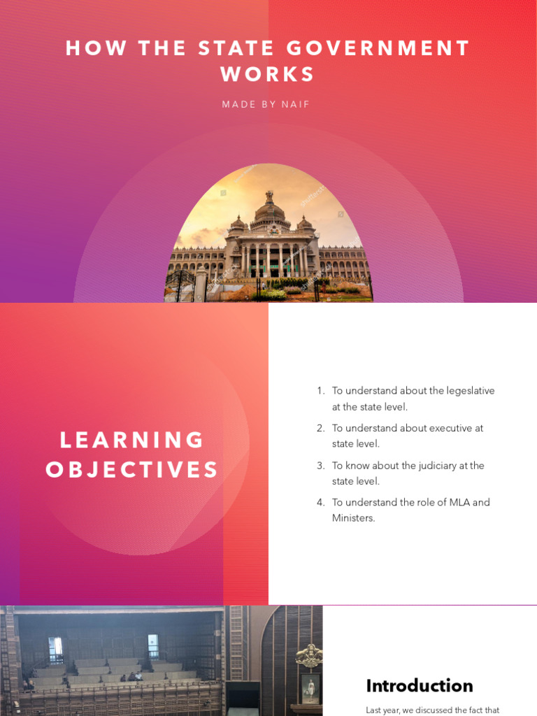 Understanding State Government Functions | PDF | Legislature | Justice