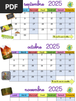Calendrier Maternelle Moustache 2025-2026 | PDF
