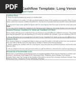 Cash Forecasting Worksheet - Clara CFO Group - 2026 | PDF
